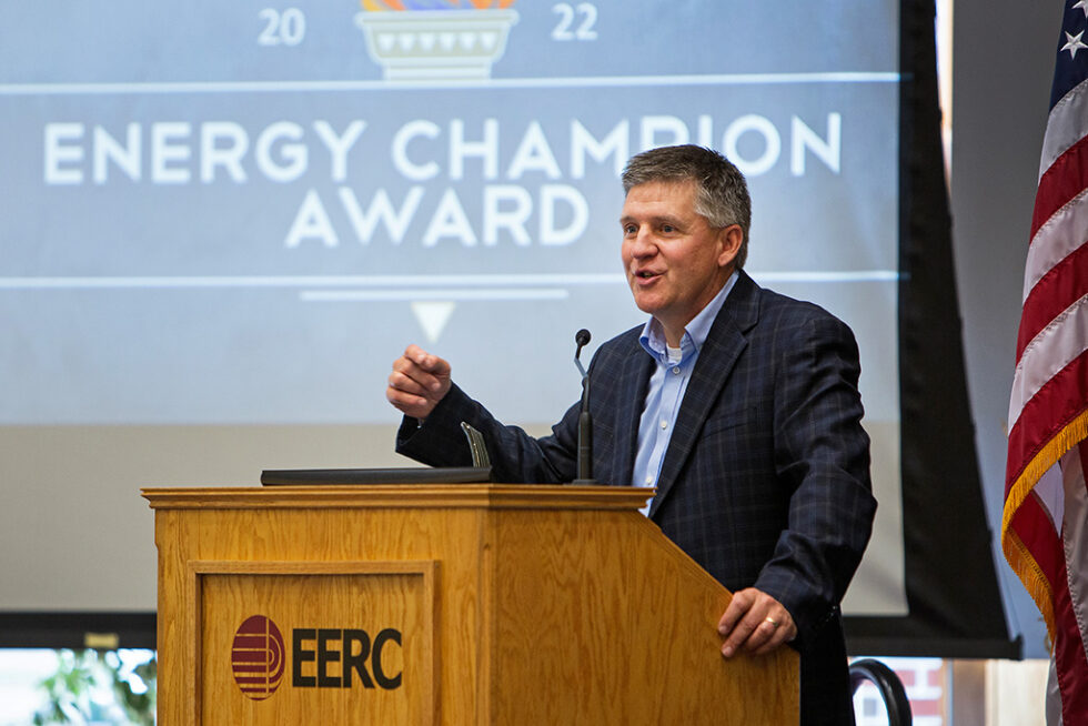 Ron Ness, NDPC President, Receives EERC’s Energy Champion Award | North ...